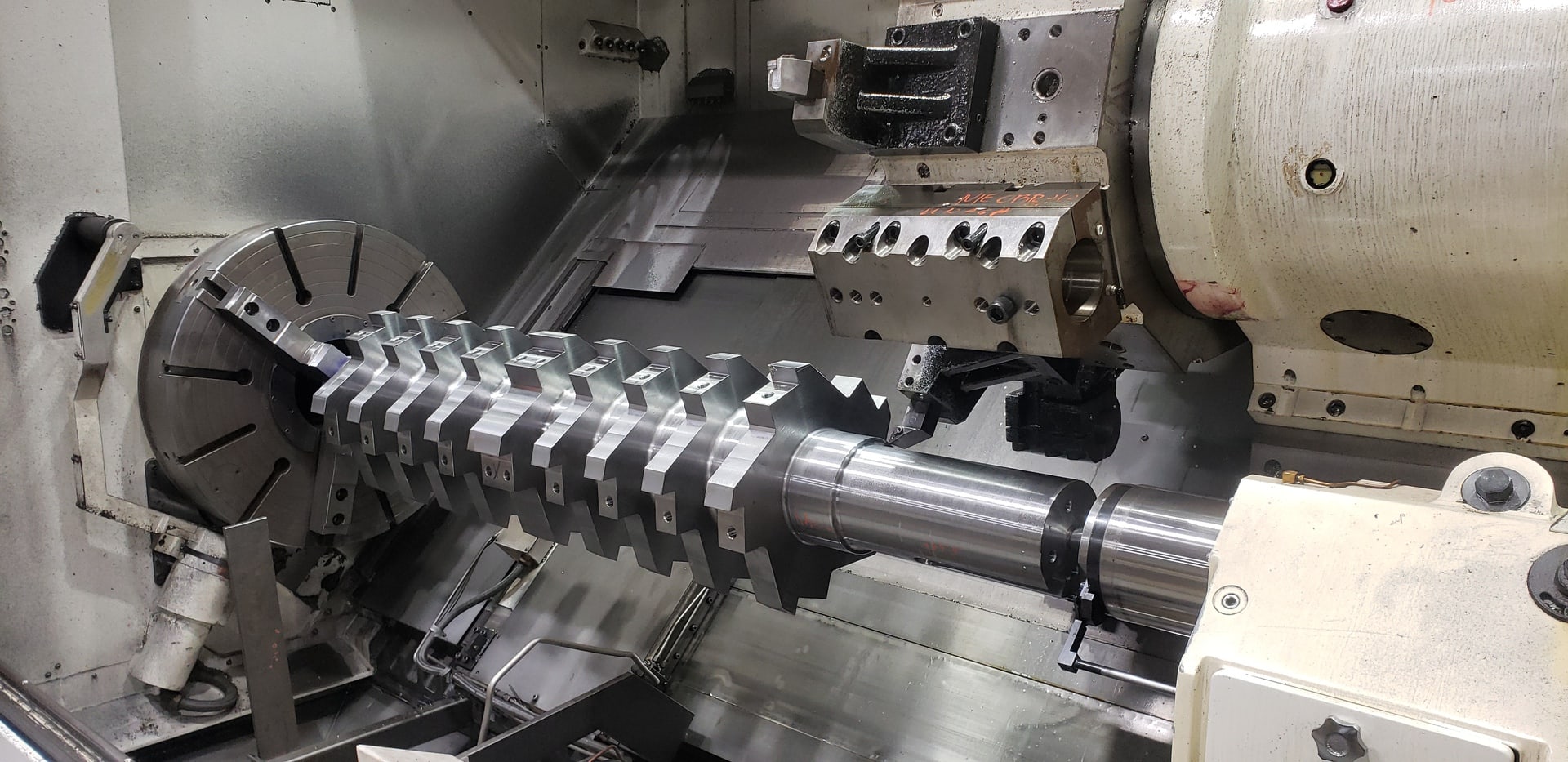 CNC Horizontal Turning at Tech-Max Machine, Inc