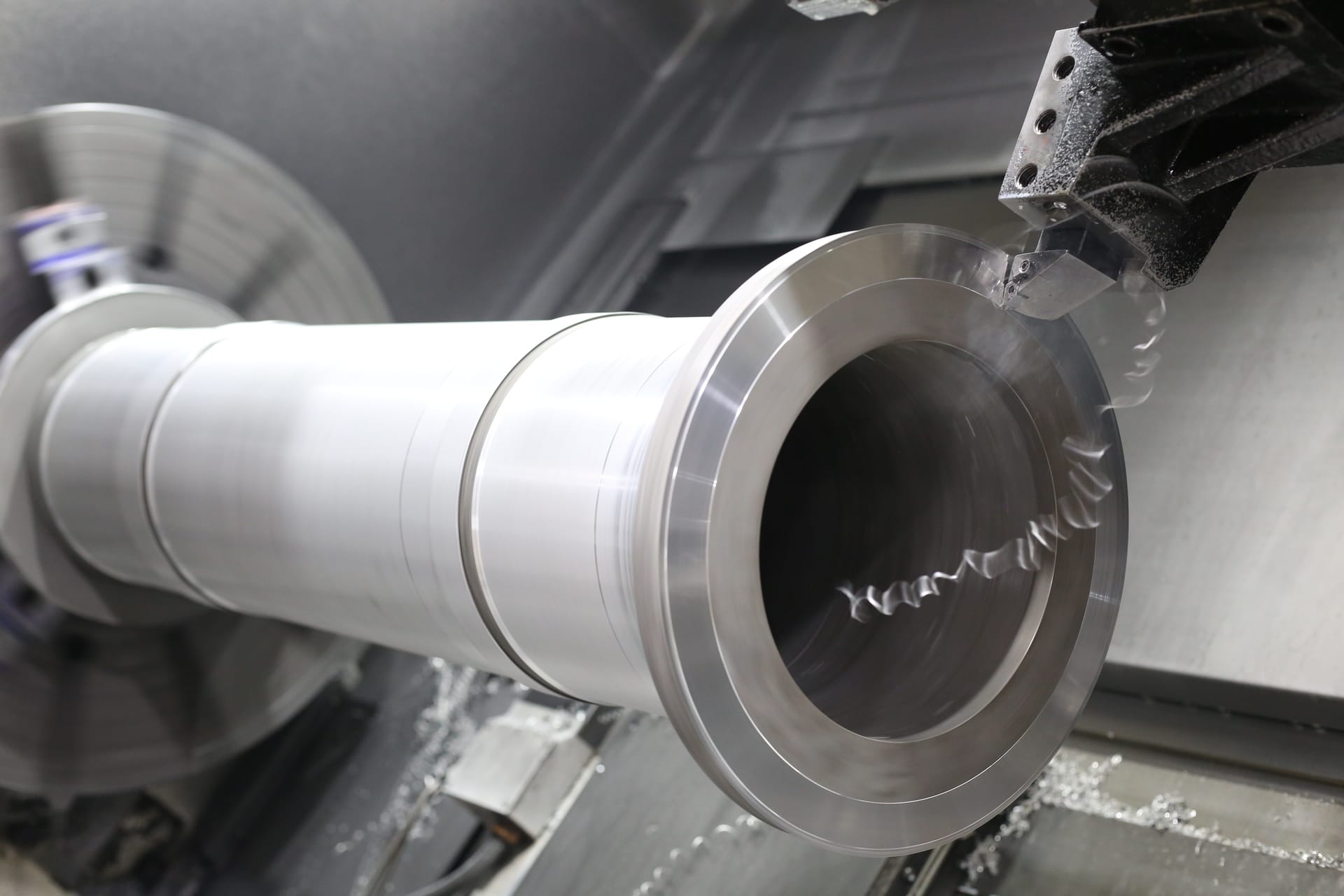 CNC Horizontal Turning at Tech-Max Machine, Inc