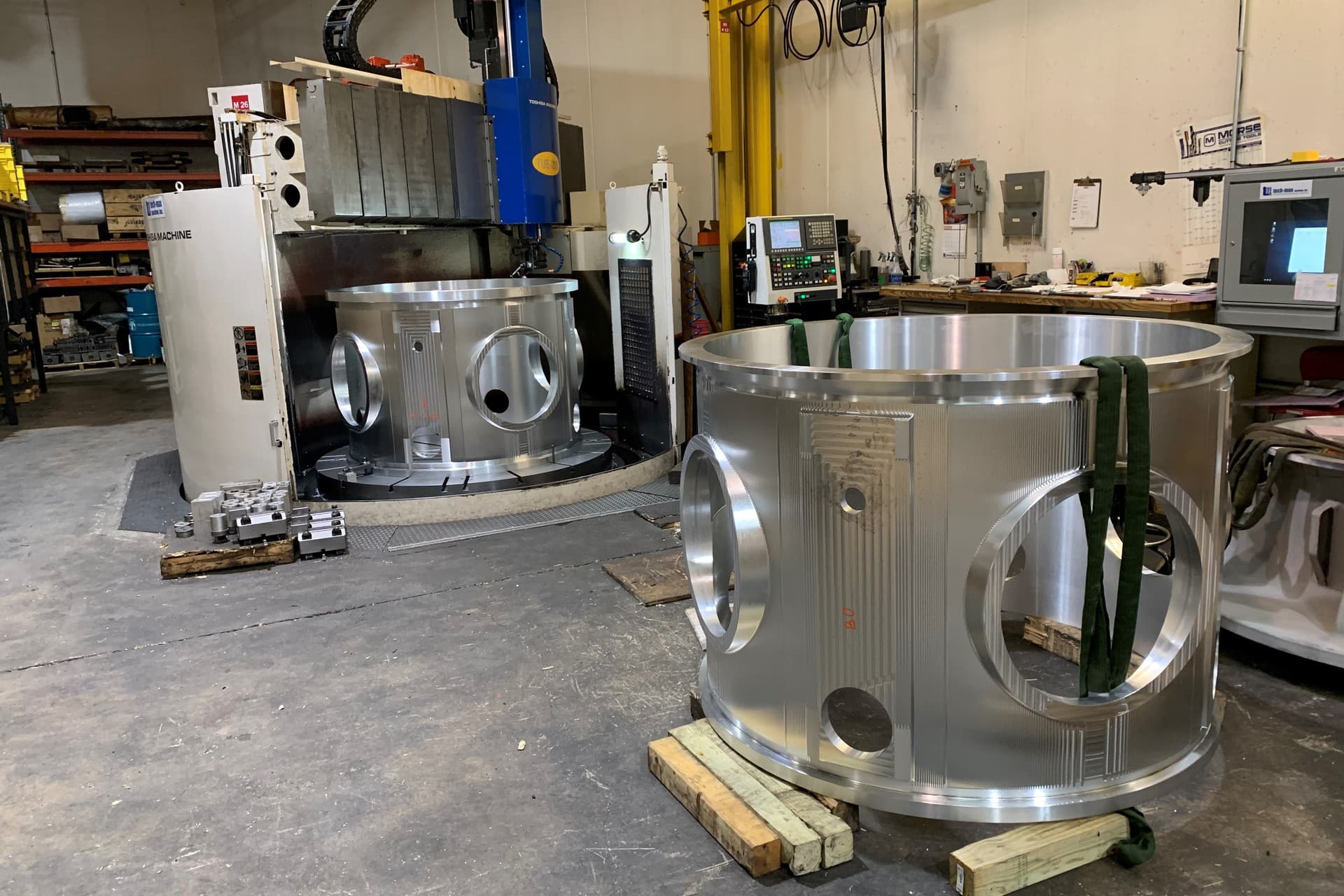 CNC Vertical Turning at Tech-Max Machine, Inc