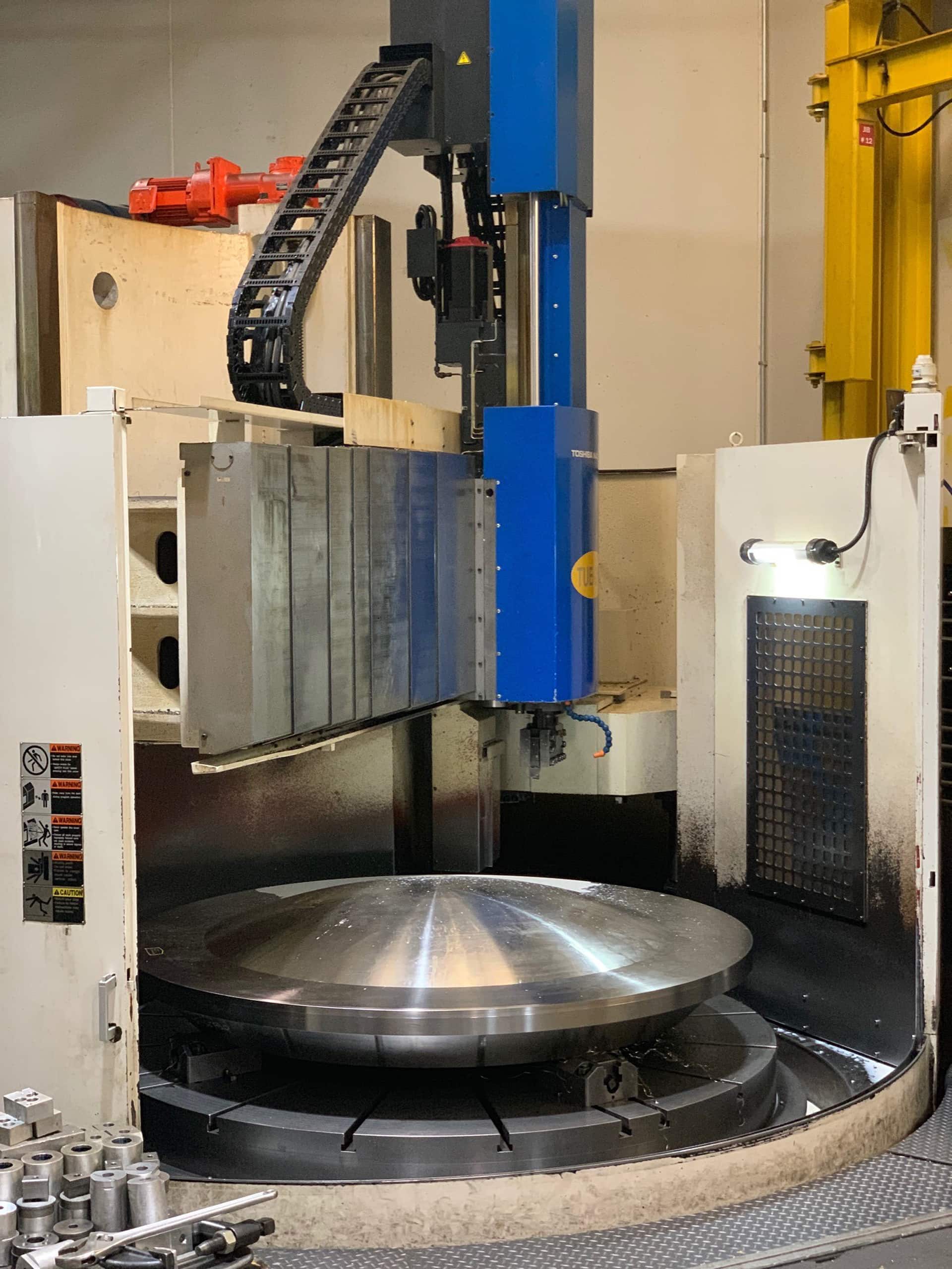 CNC Vertical Turning at Tech-Max Machine, Inc