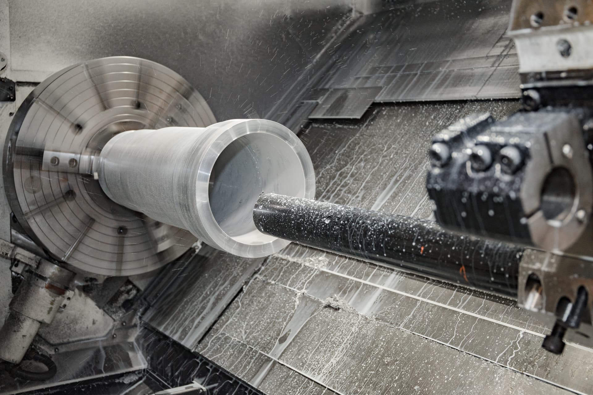 CNC Horizontal Turning at Tech-Max Machine, Inc